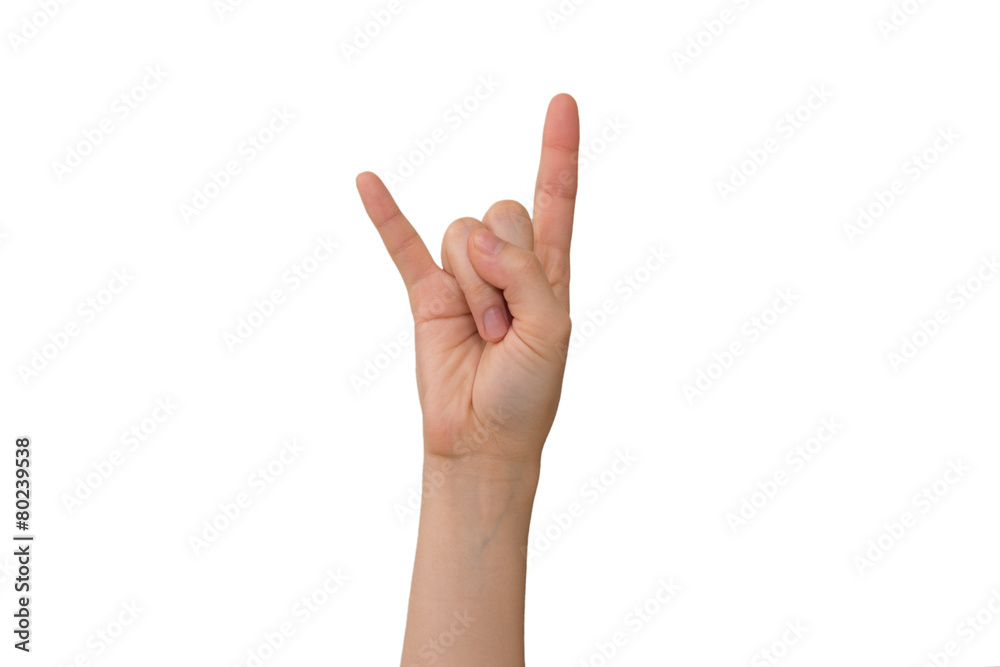 Corna Hand Signal