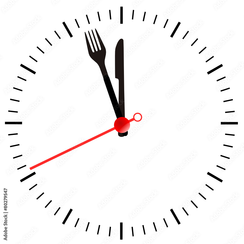 Mahlzeit Mittagspause #150322-18 Stock-Vektorgrafik | Adobe Stock