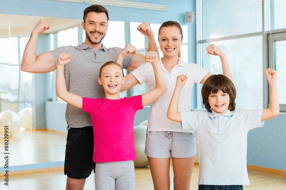 Proud to be strong and healthy. Stock Photo | Adobe Stock