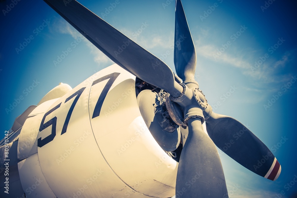Combat Aircraft Propeller Stock Photo | Adobe Stock