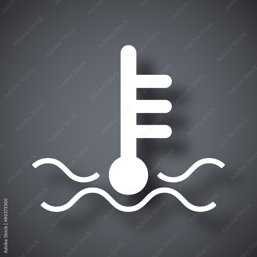 Vector motor temperature icon Stock Vector | Adobe Stock