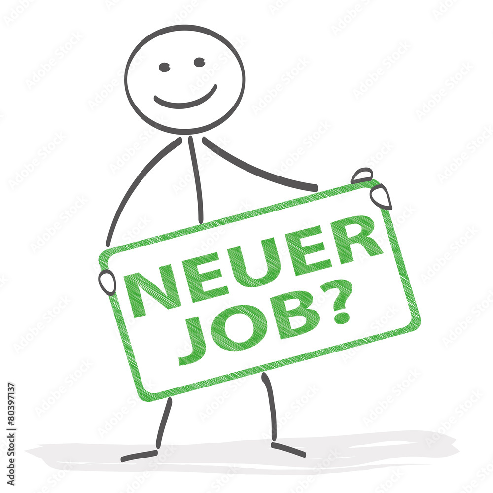 Neuer Job? Stock-Vektorgrafik | Adobe Stock