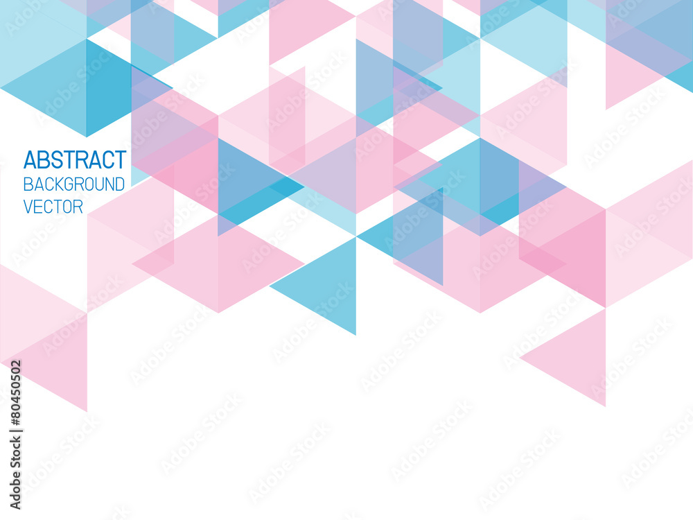 abstract background geometric blue and pink Stock Vector | Adobe Stock