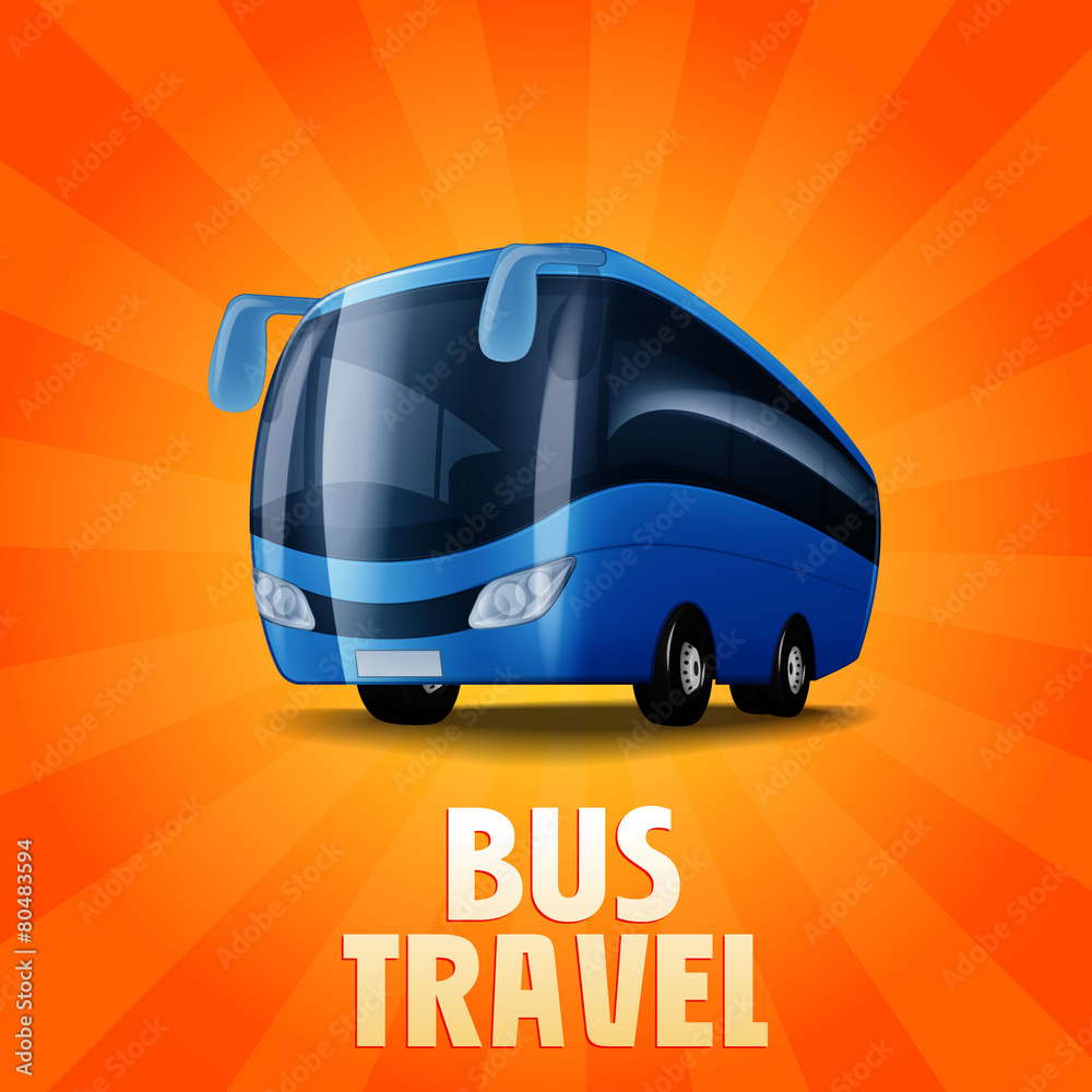 bus travel Stock Vector | Adobe Stock