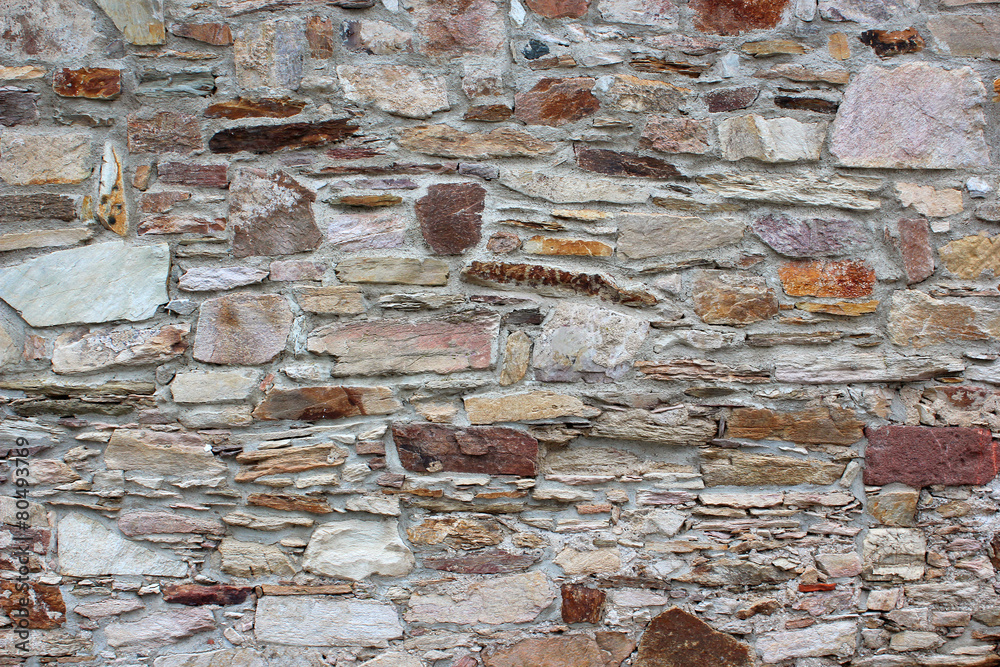 Natursteinfassade Stock-Foto | Adobe Stock