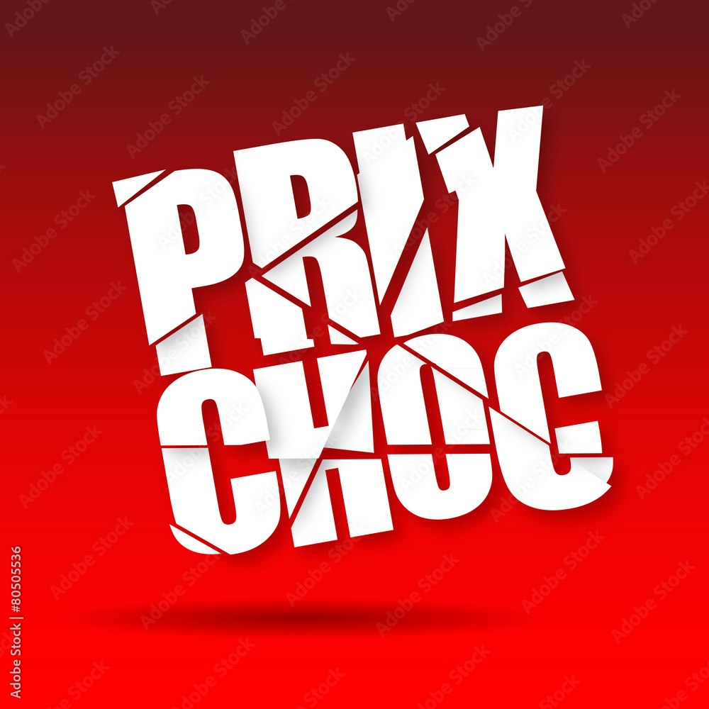 Vecteur Stock Prix choc | Adobe Stock