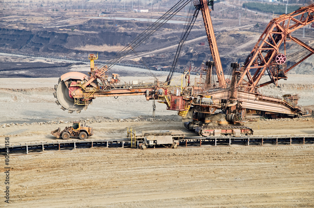 Giant Mining Excavator