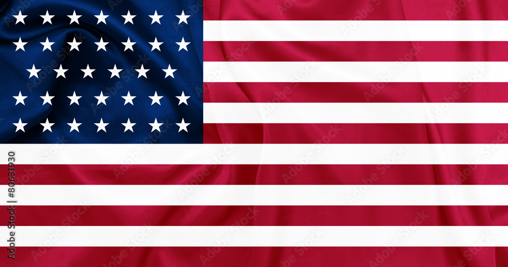 The United States of America from 1861 to 1863 Union flag Stock Photo ...