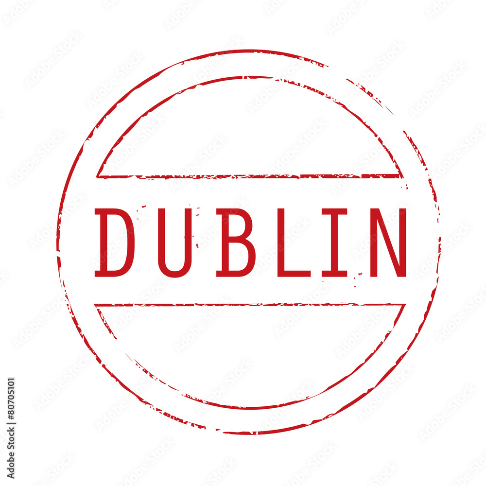 Poster Vector stamp of dublin – Wall Art | UkPosters