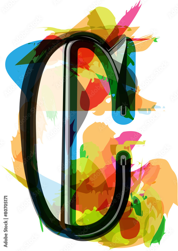 Artistic Font - Letter C Stock Vector | Adobe Stock