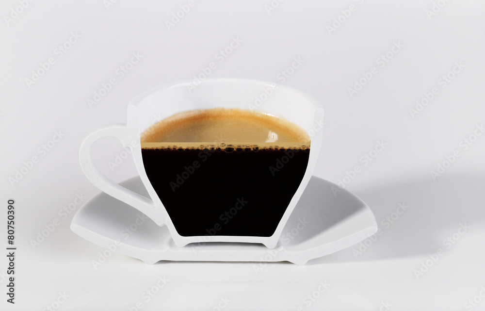 A Half Cup Of Coffee Stock Photo Adobe Stock