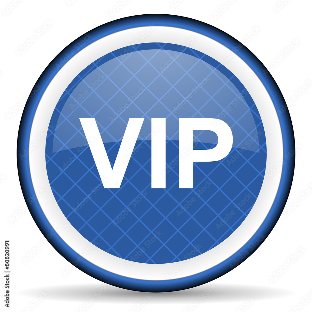 vip blue icon Stock Illustration | Adobe Stock
