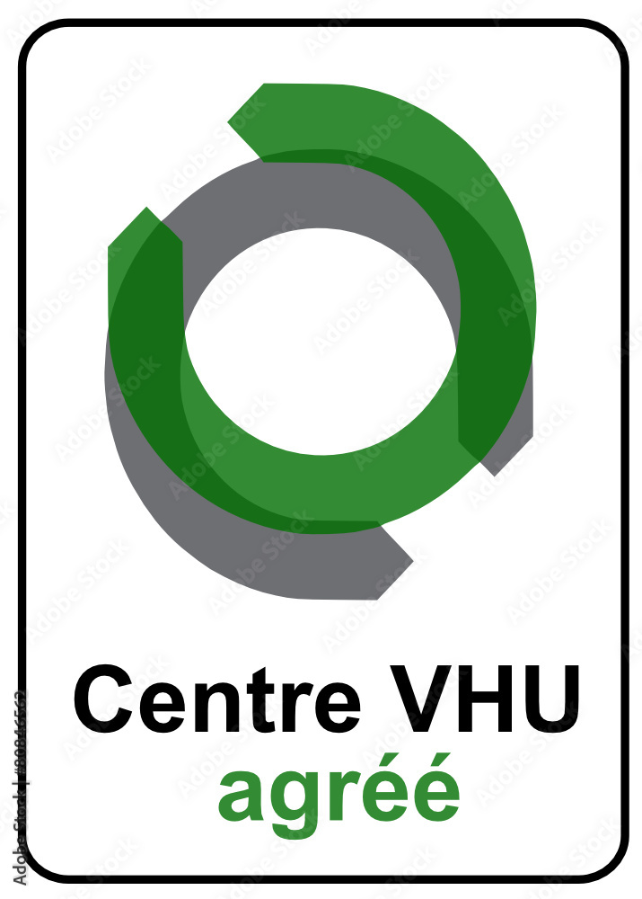 Vecteur Stock logo centre vhu | Adobe Stock