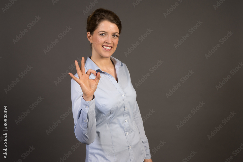 Alles Perfekt zeigt die Chefin Stock Photo | Adobe Stock