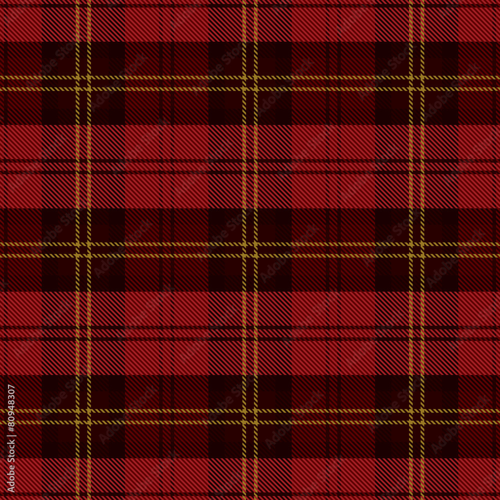 Red Tartan Vector