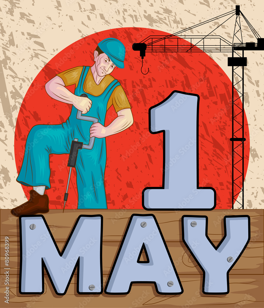 Happy May Day celebration Stock Vector | Adobe Stock