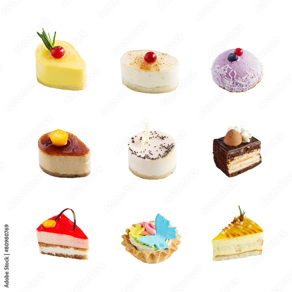 delicious mini cakes Stock Photo | Adobe Stock