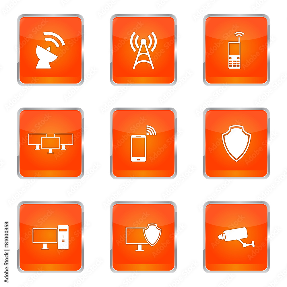 Orange Telecom Icon