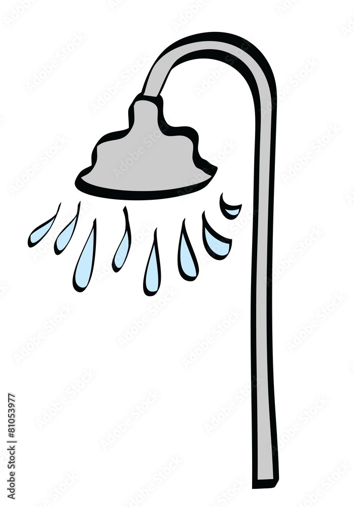 cartoon shower icon Stock Illustration | Adobe Stock