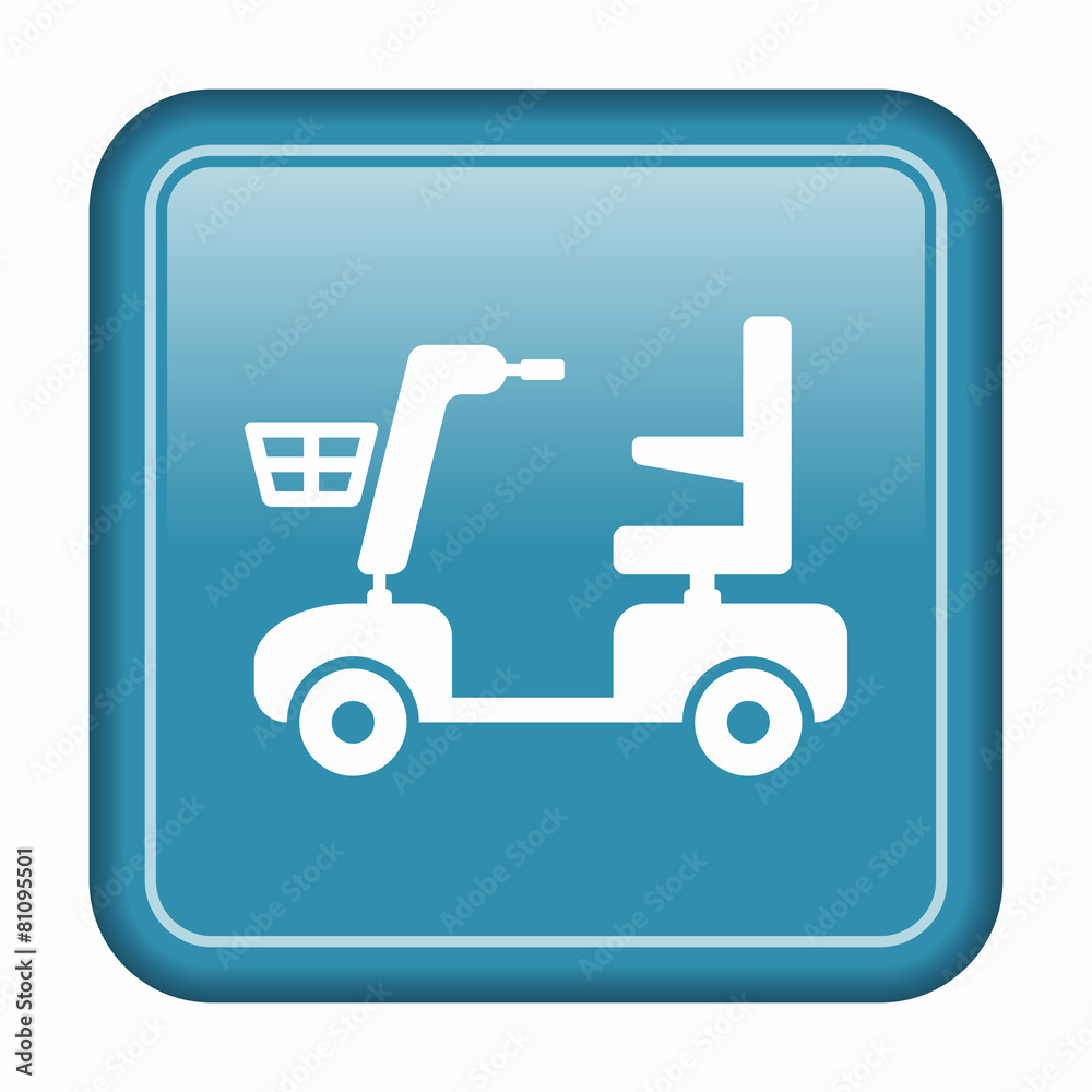 Mobility scooter icon Stock Vector | Adobe Stock