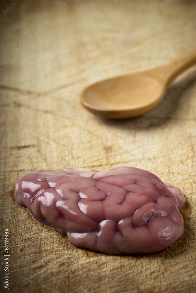 Pork brain Stock Photo | Adobe Stock