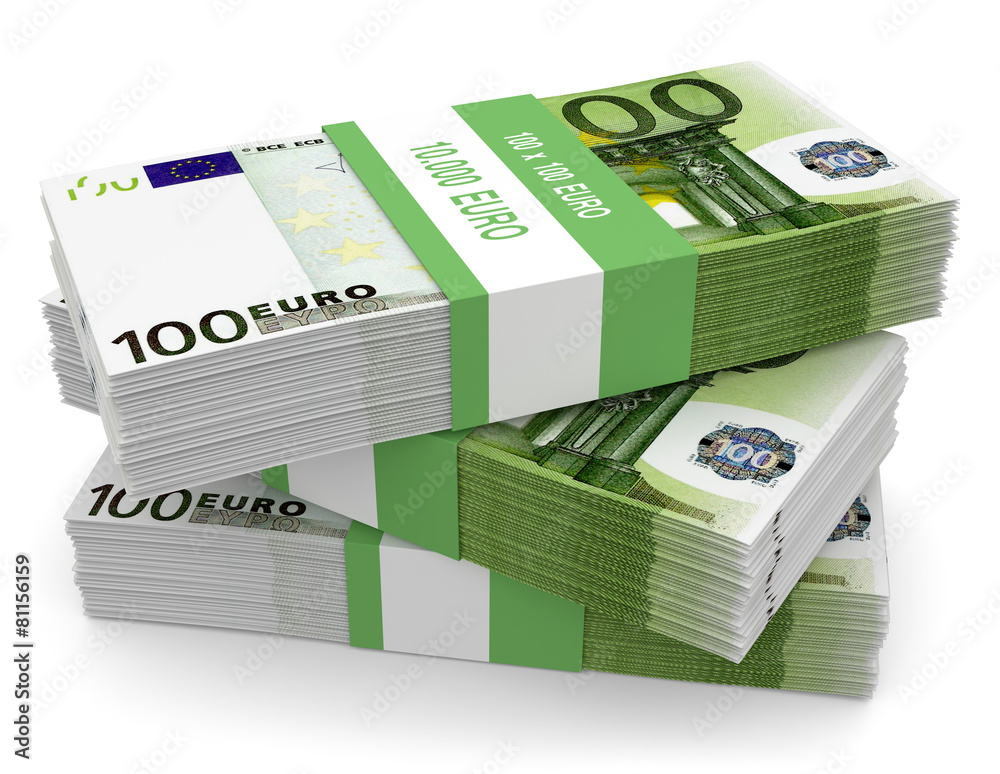 Geldstapel Stock-Illustration | Adobe Stock