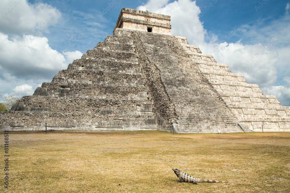 Chichen Itza Temple Stock Photo | Adobe Stock