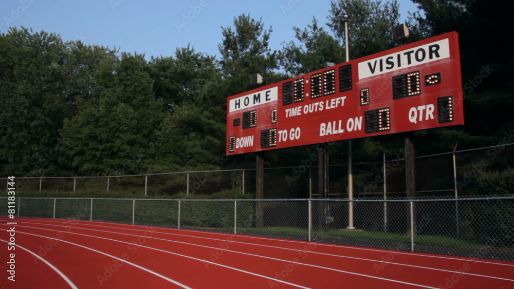 Scoreboard in Stadium Stock Video | Adobe Stock