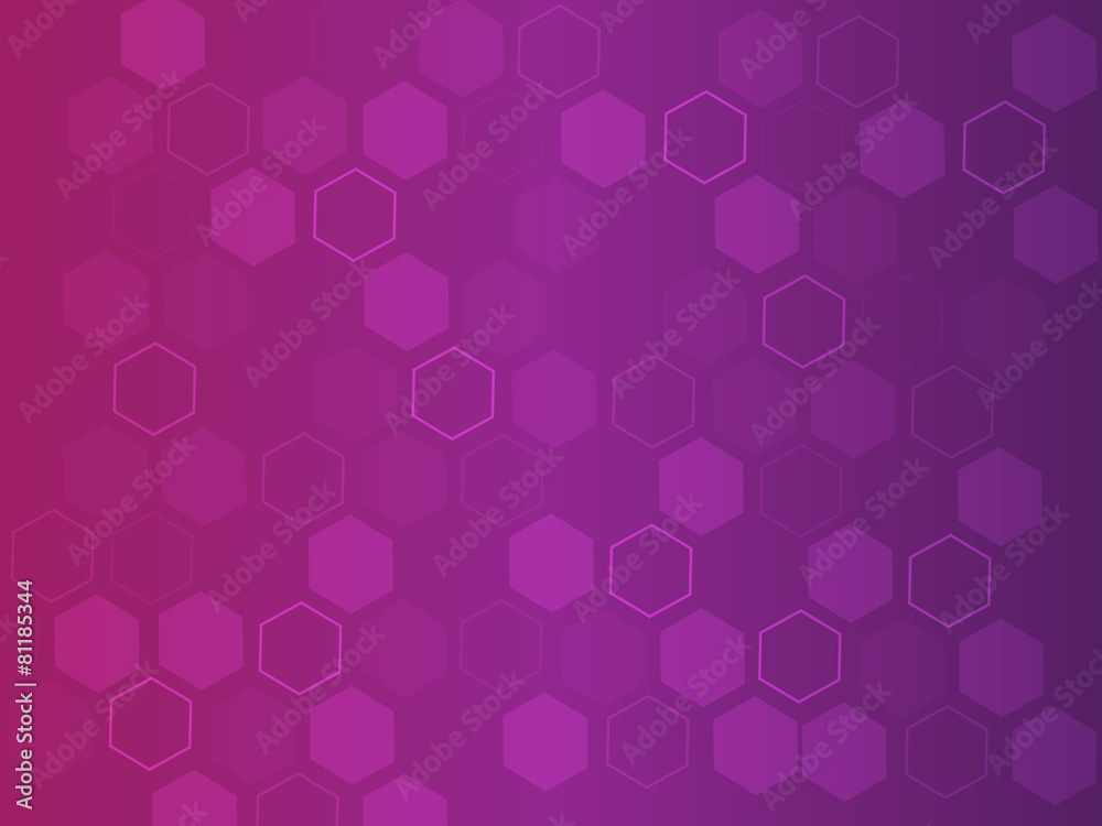 Modern violet abstract background with hexagons Stock Vector | Adobe Stock