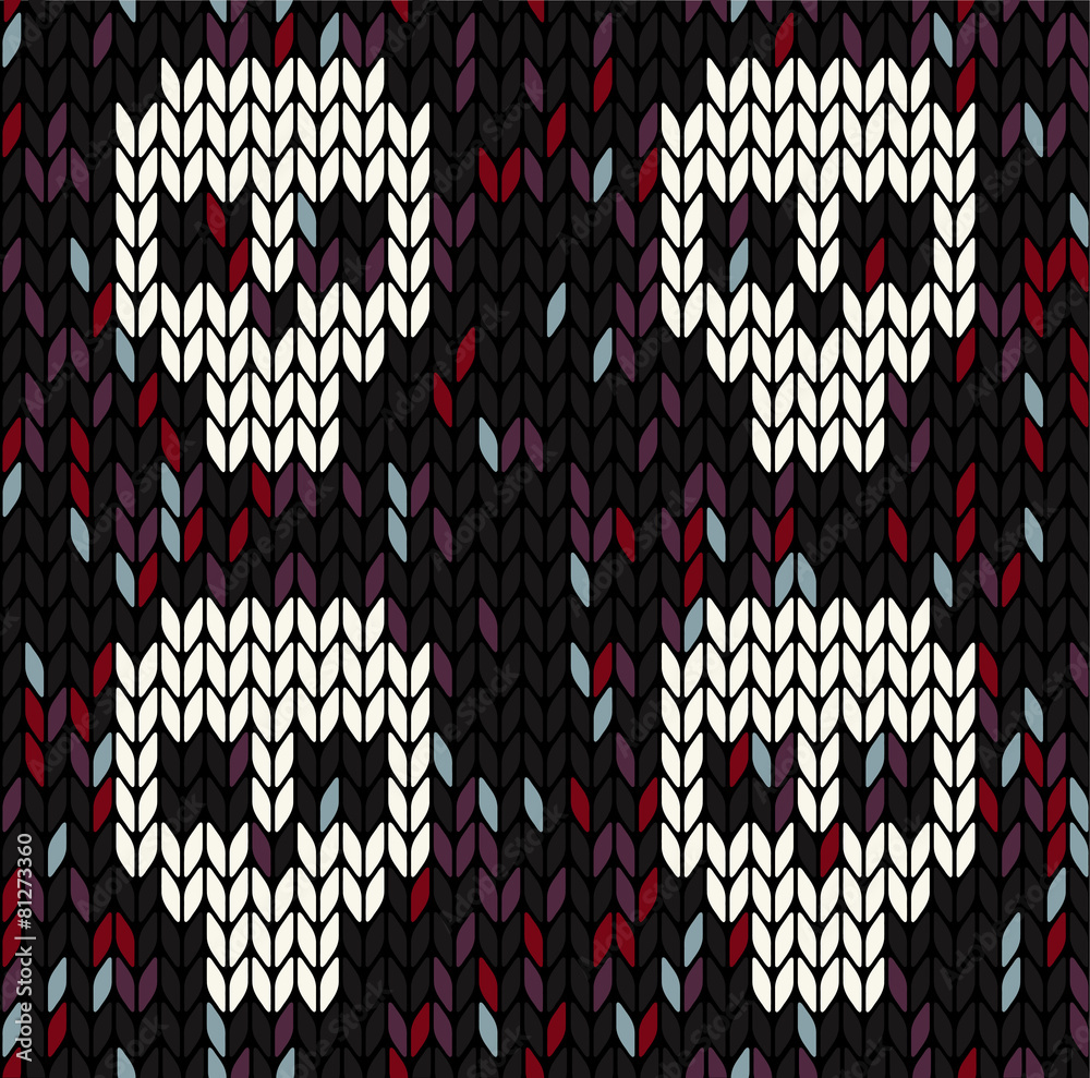 Knit texture Stock Vector | Adobe Stock