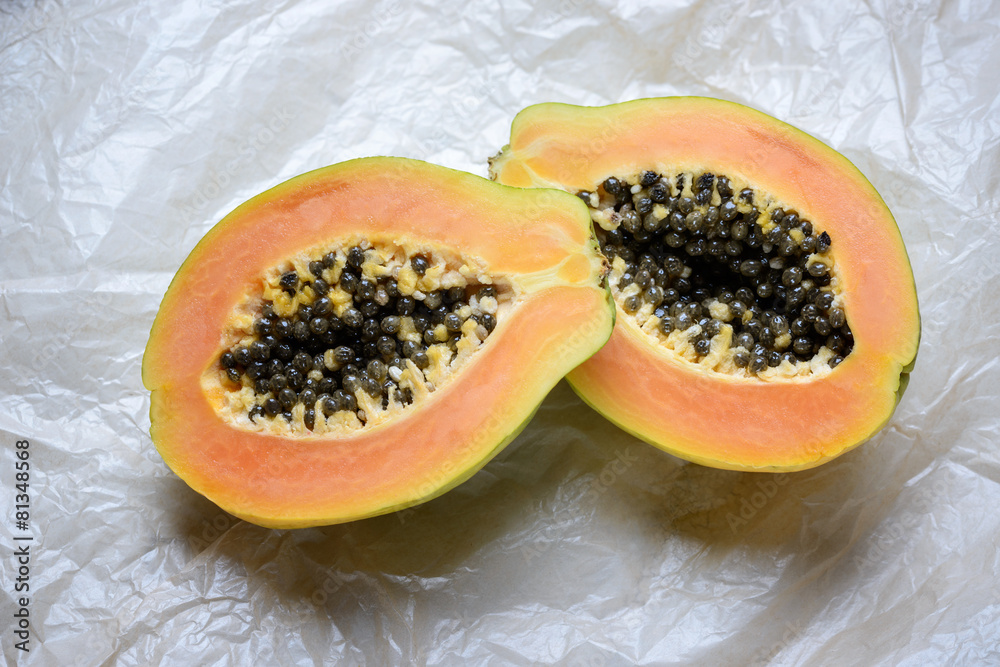 Papaya foto de Stock | Adobe Stock