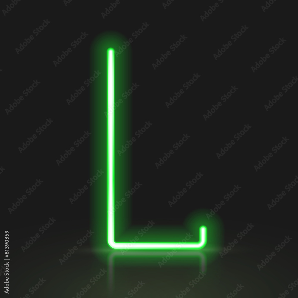 Green Letter L