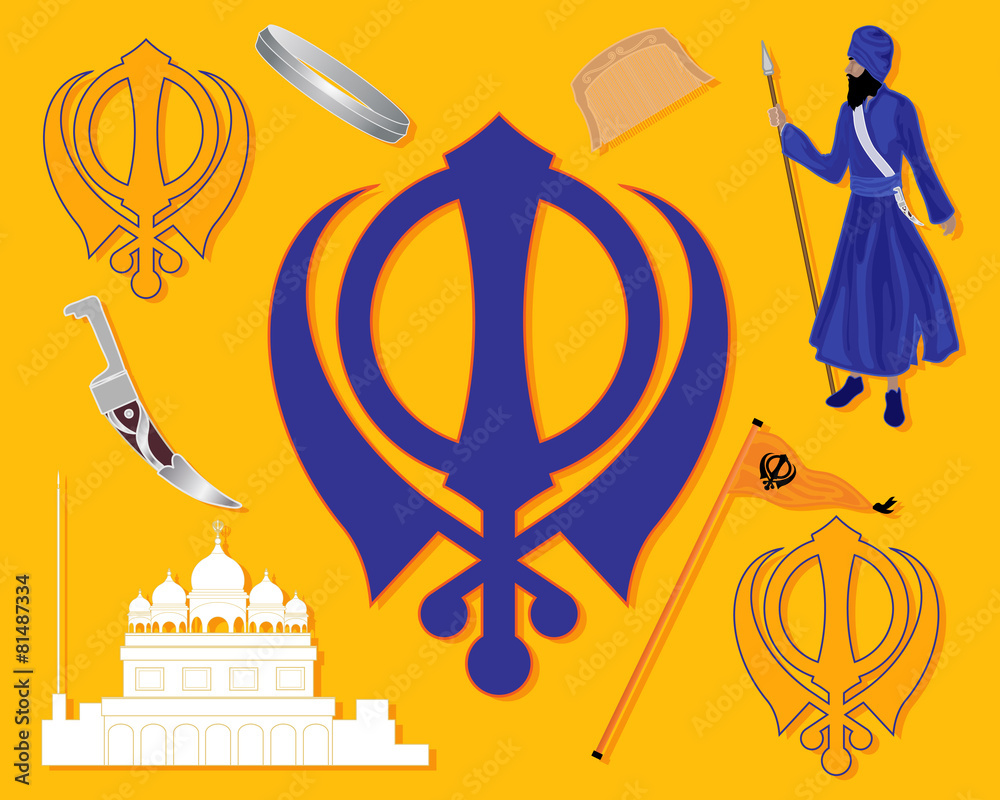 sikh history Stock Vector | Adobe Stock