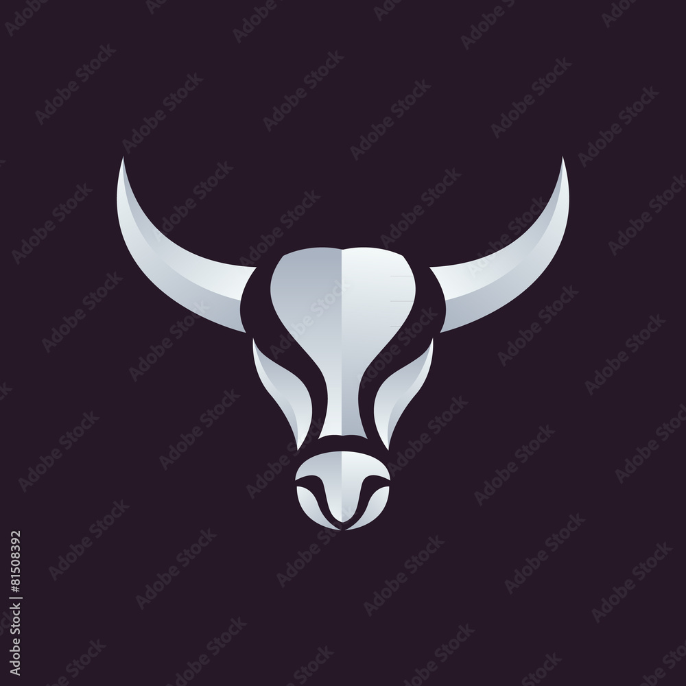 Bison logo vector Stock Vector | Adobe Stock
