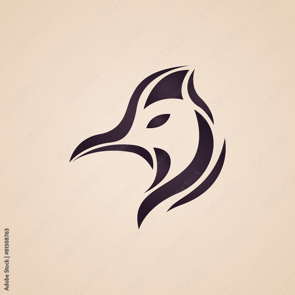 Vetor de Cassowary logo vector do Stock | Adobe Stock