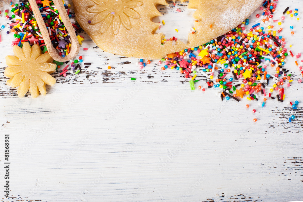 Background baking. Ingredients for ginger cookies. Stock Photo | Adobe ...