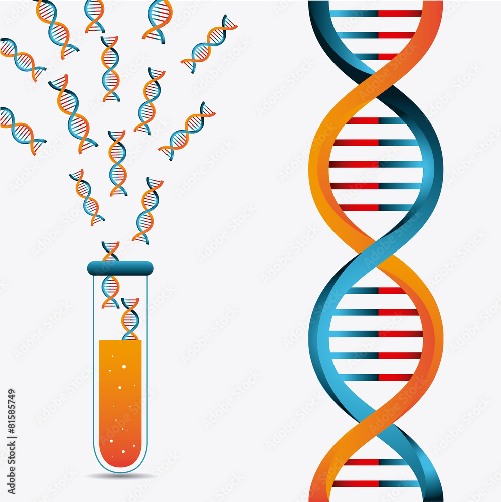 DNA design. Stock Vector | Adobe Stock