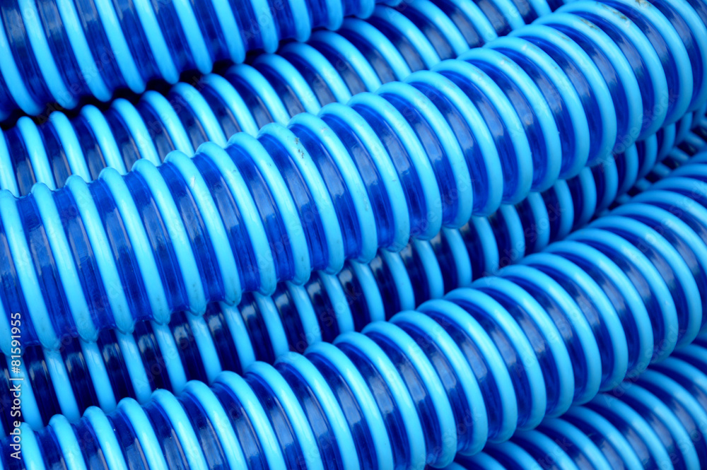 blue plastic hose background Stock Photo | Adobe Stock