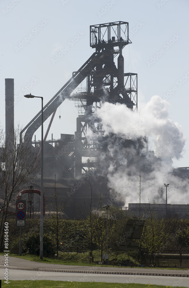 Steelworks coke blast furnace Port Talbot South Wales UK Stock Photo ...