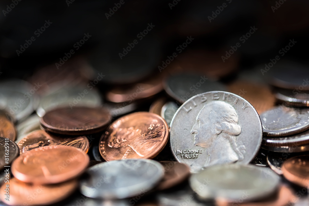 Coins background Stock Photo | Adobe Stock