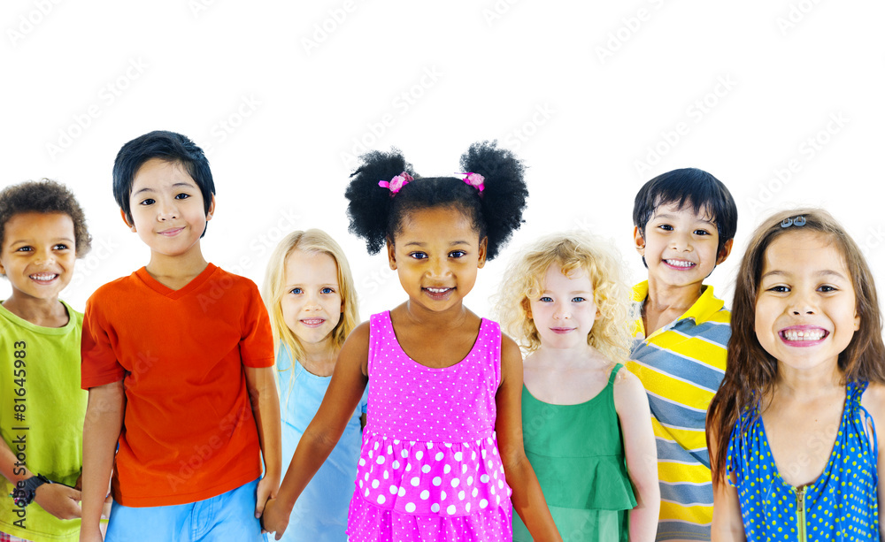 Happy Group Of Babies