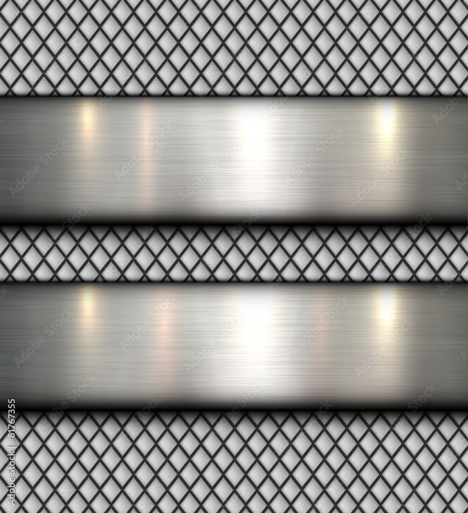 Polished metal background Stock Vector | Adobe Stock
