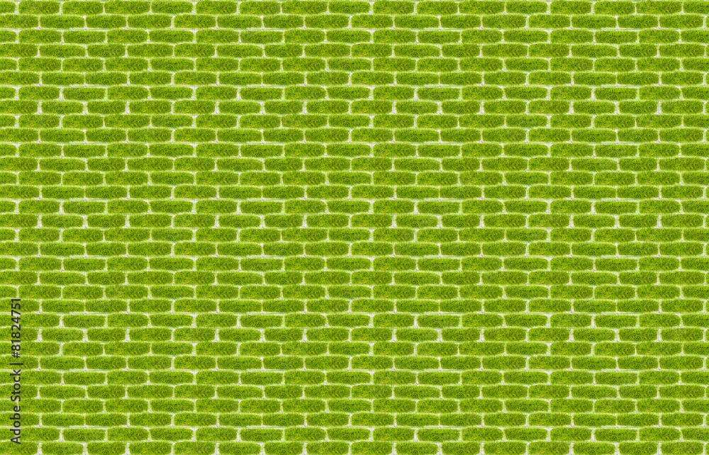 Green grass texture paving stone style seamless Stock Photo | Adobe Stock