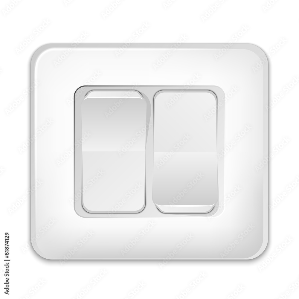 Vector Light Switch Icon Stock Vector | Adobe Stock