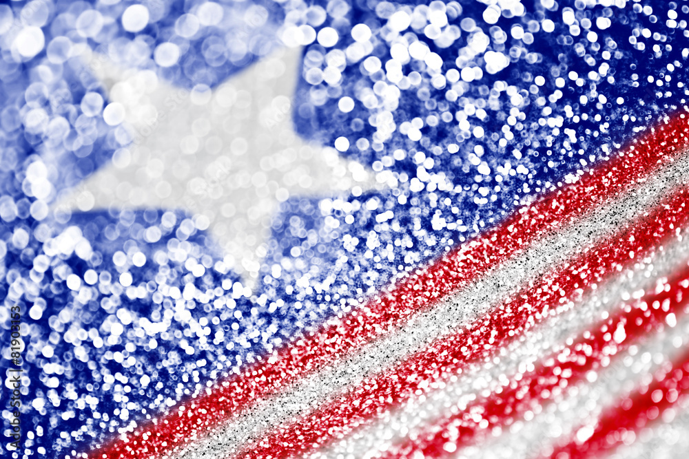 Sparkling American Flag