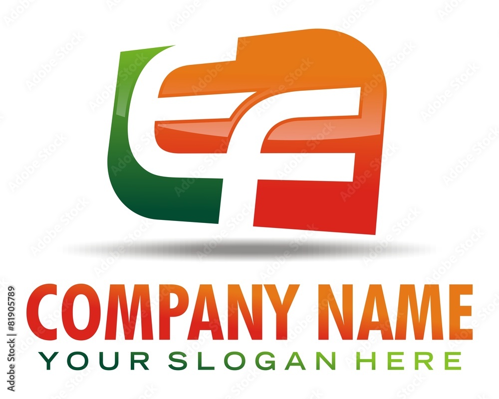 EF logo vector Stock Vector | Adobe Stock