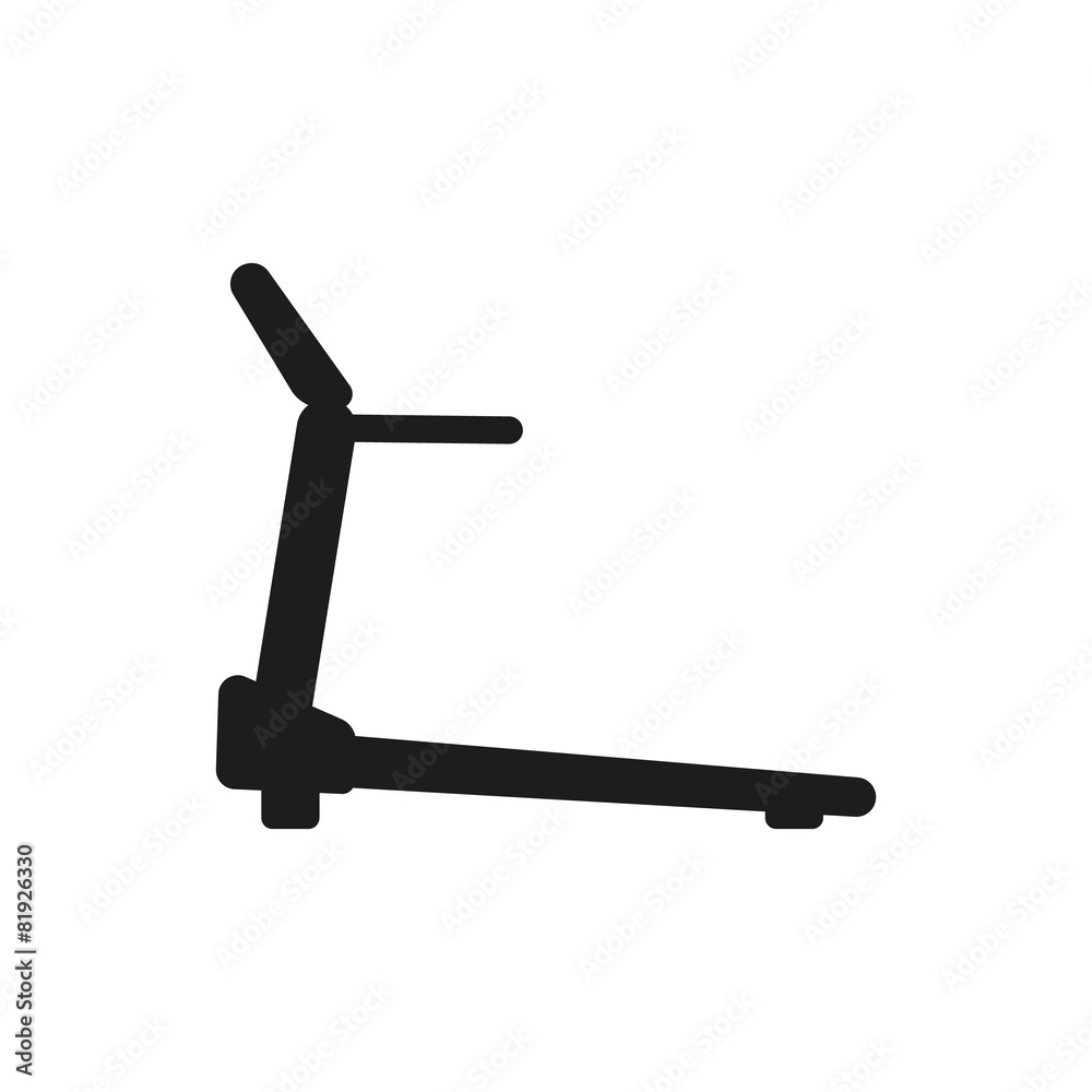 Cross trainer machine icon. Running symbol Stock-Vektorgrafik | Adobe Stock