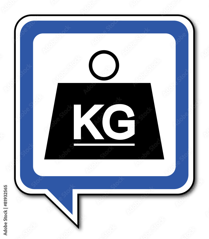 Logo poids. Stock Vector | Adobe Stock