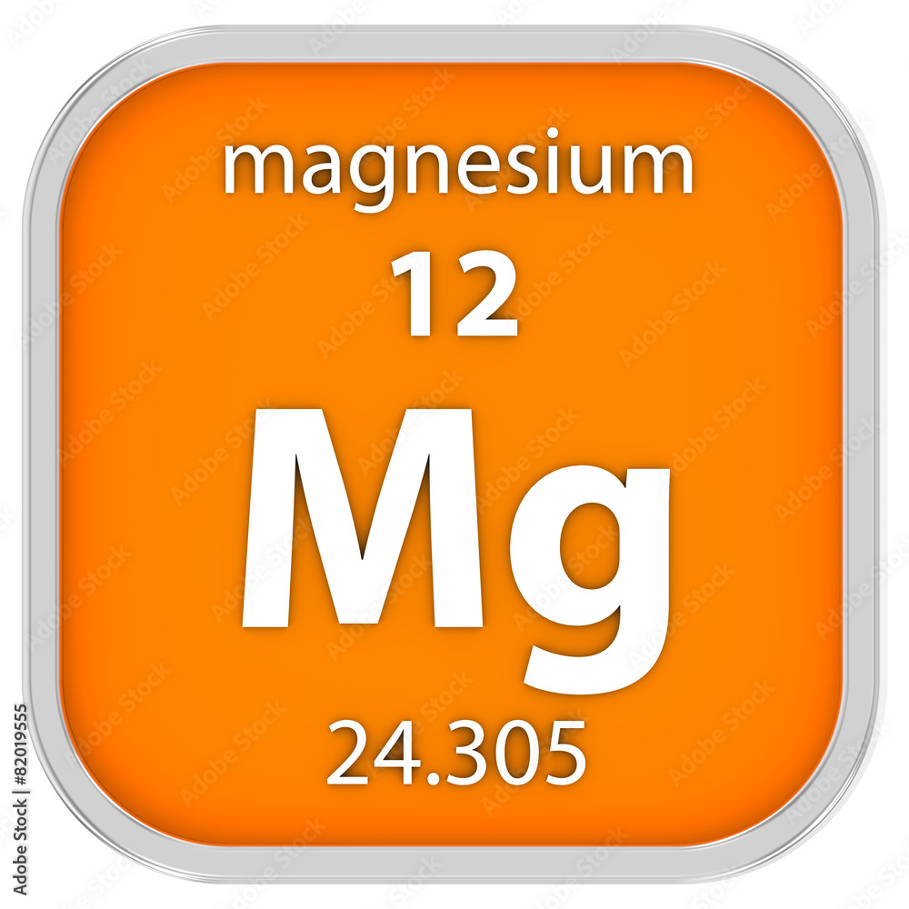 Magnesium material sign Stock Illustration | Adobe Stock