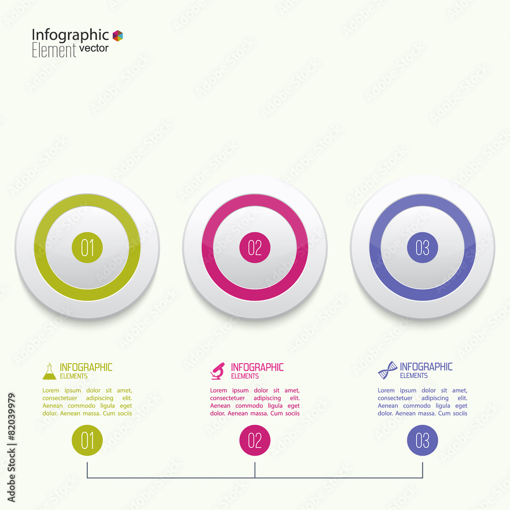 Comparative chart with templates for presentation Stock Vector | Adobe ...